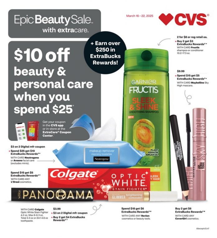 CVS Weekly Ad Mar 16 – Mar 22, 2025 (Easter Promotion Included)