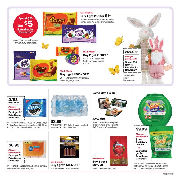 CVS Weekly Ad Mar 23 – Mar 29, 2025 (Easter Promotion Included)