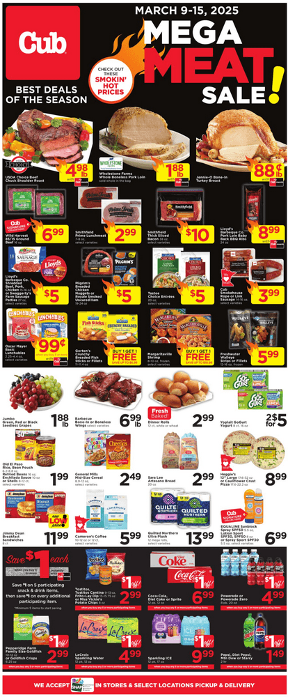 Cub Foods Weekly Ad Mar 09 – Mar 15, 2025