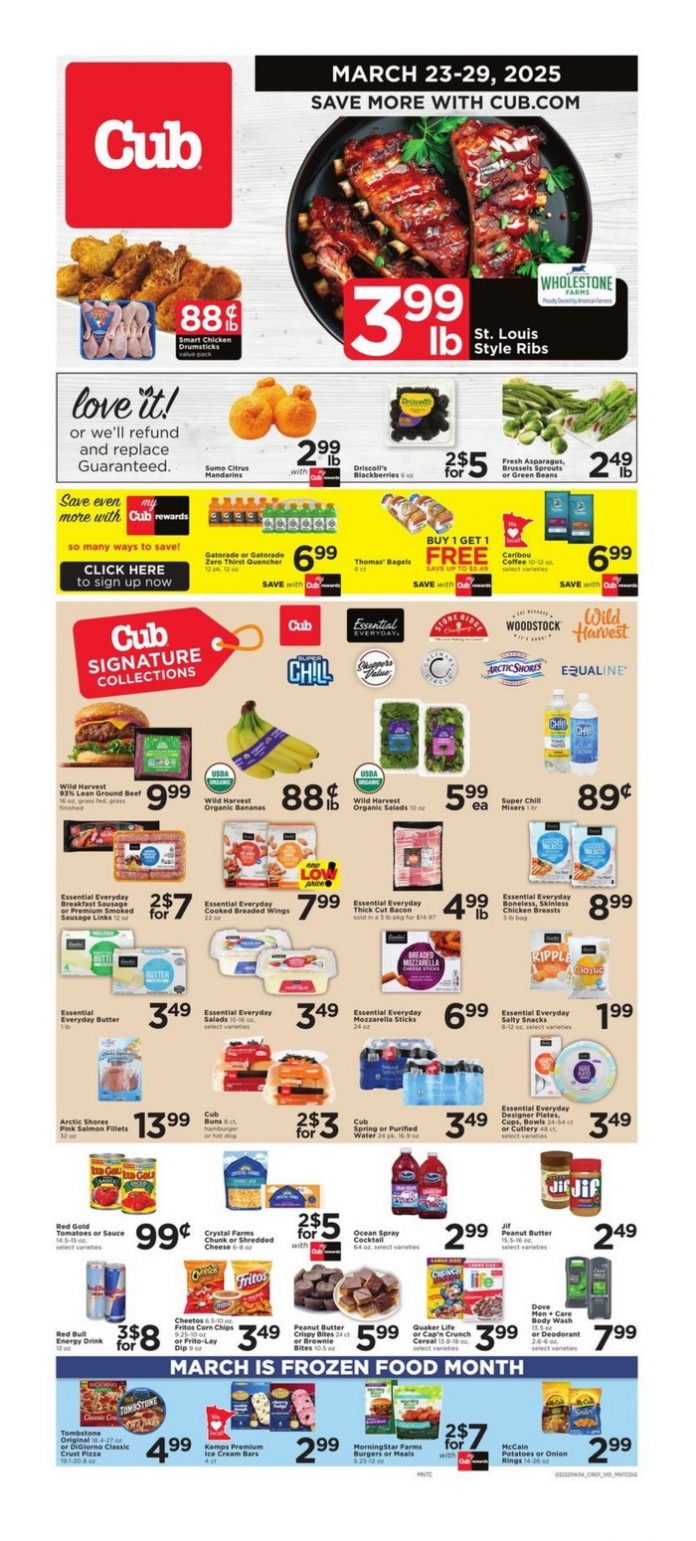 Cub Foods Weekly Ad Mar 23 – Mar 29, 2025