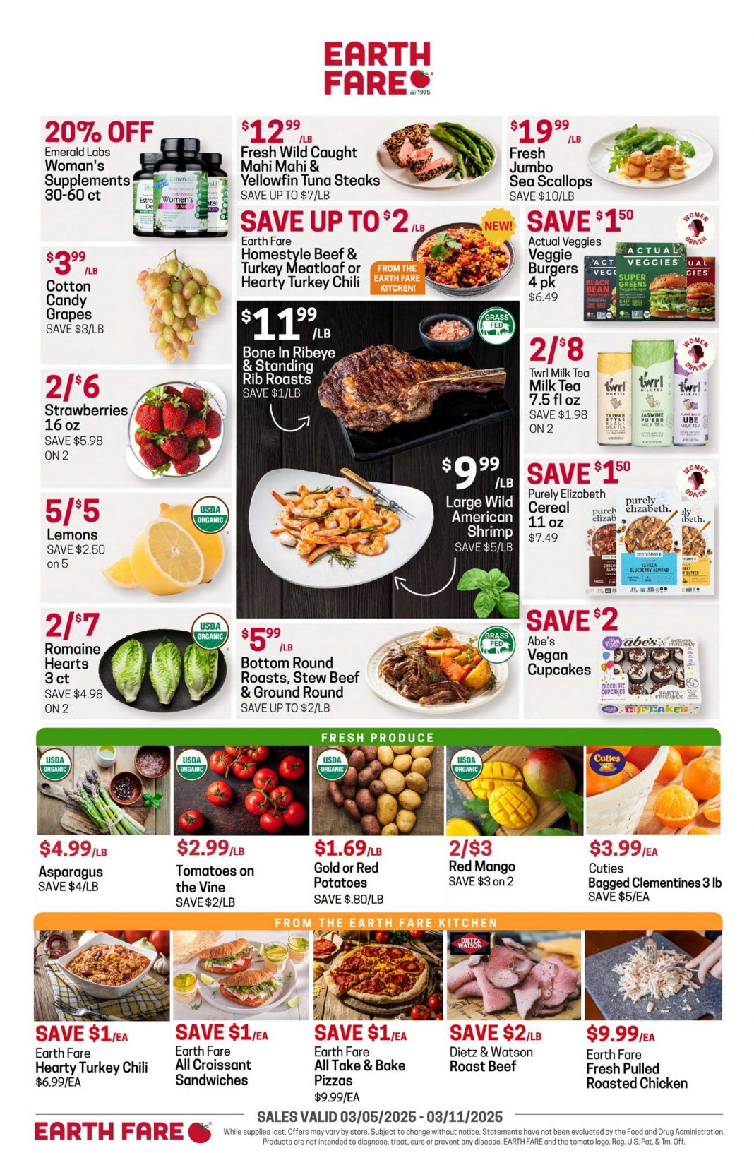 Earth Fare Weekly Ad Mar 05 – Mar 11, 2025