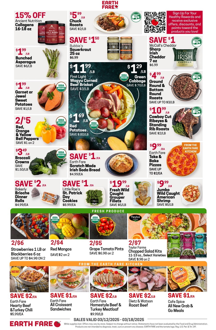 Earth Fare Weekly Ad Mar 12 – Mar 18, 2025 (St. Patrick's Day Promotion ...