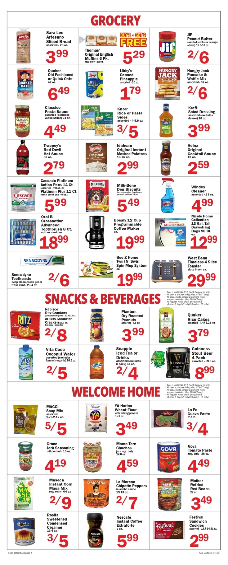 Food Bazaar Weekly Ad Mar 13 – Mar 19, 2025 (St. Patrick's Day ...