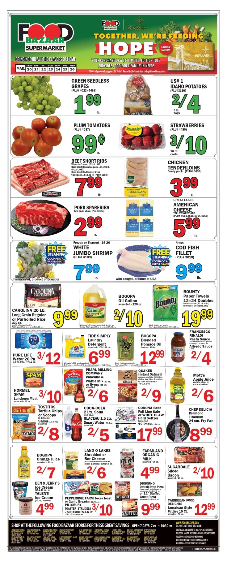 Food Bazaar Weekly Ad Mar 20 – Mar 26, 2025