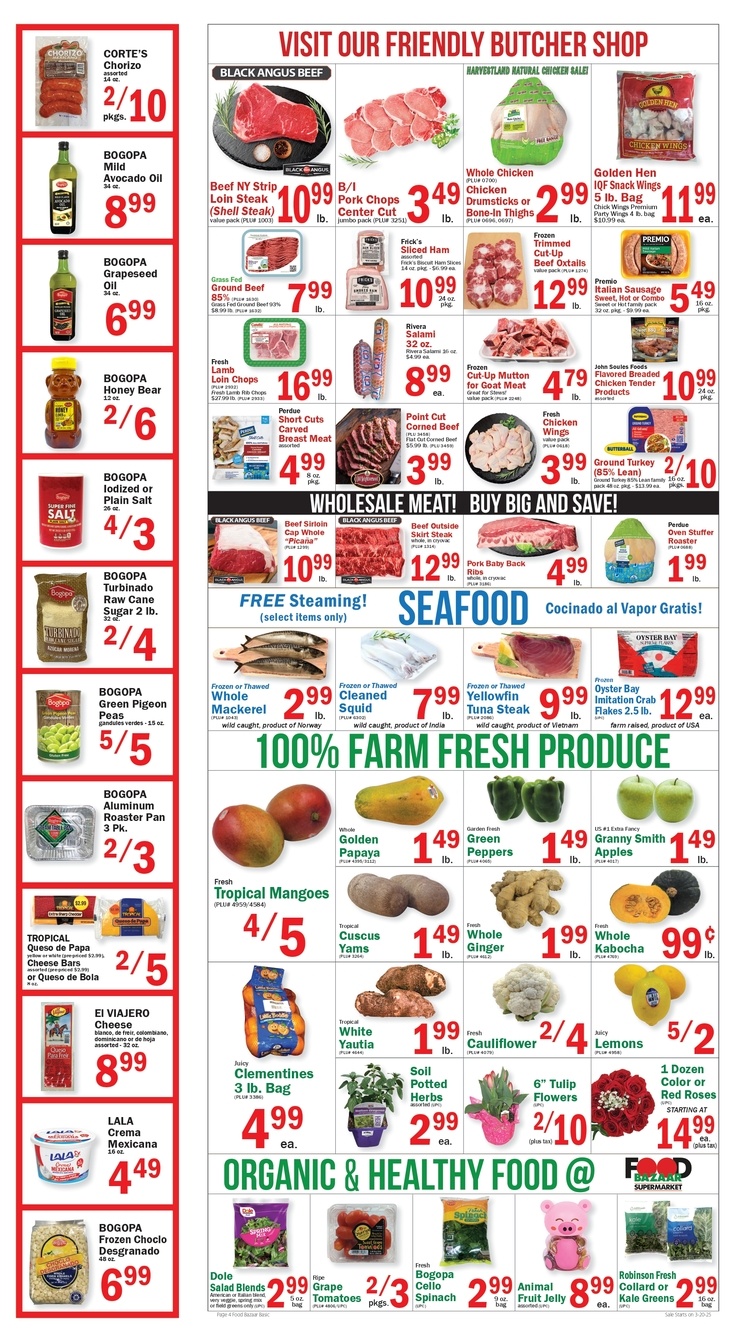 Food Bazaar Weekly Ad Mar 20 – Mar 26, 2025