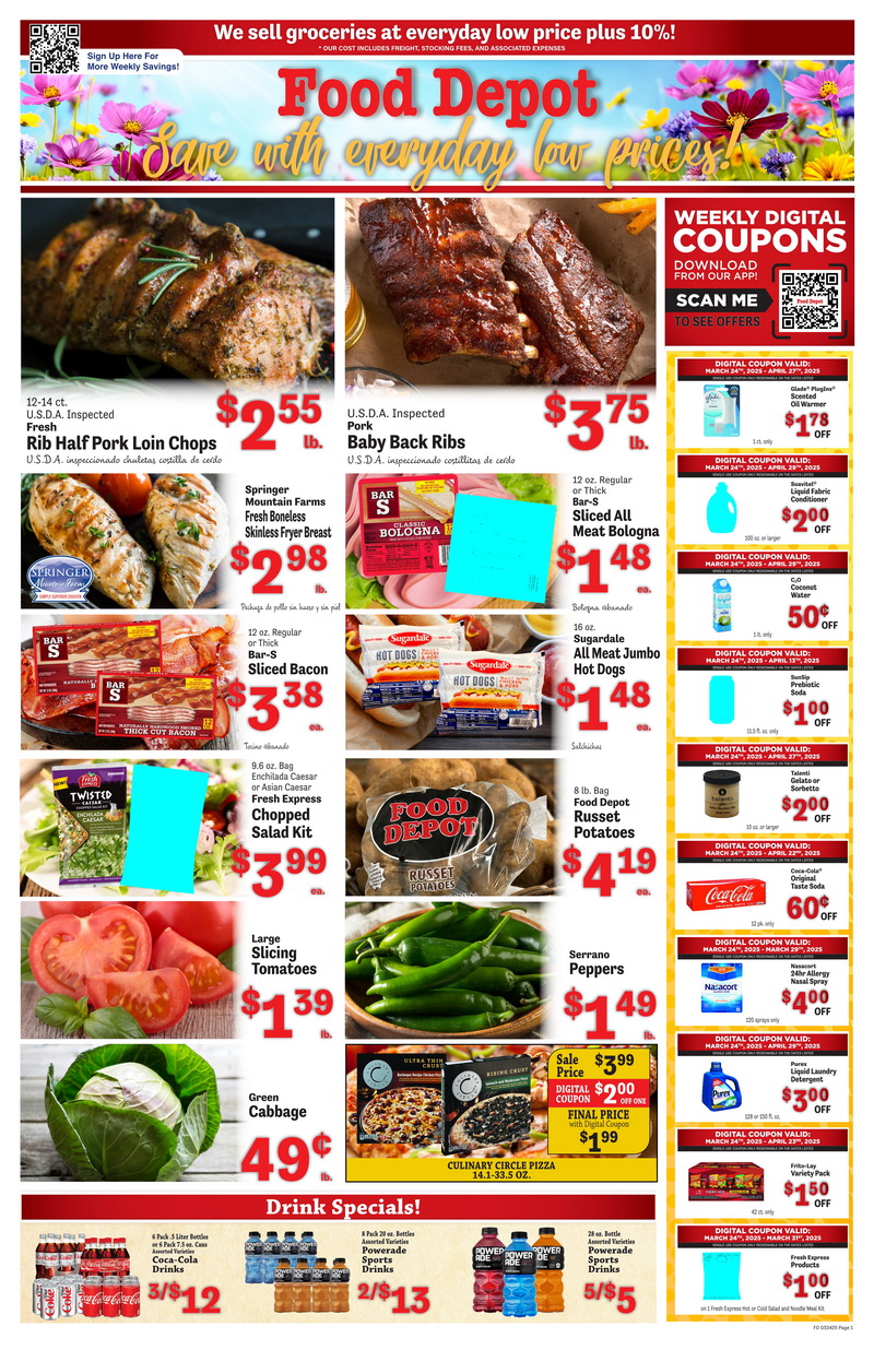 Food Depot Weekly Ad Mar 24 – Mar 30, 2025
