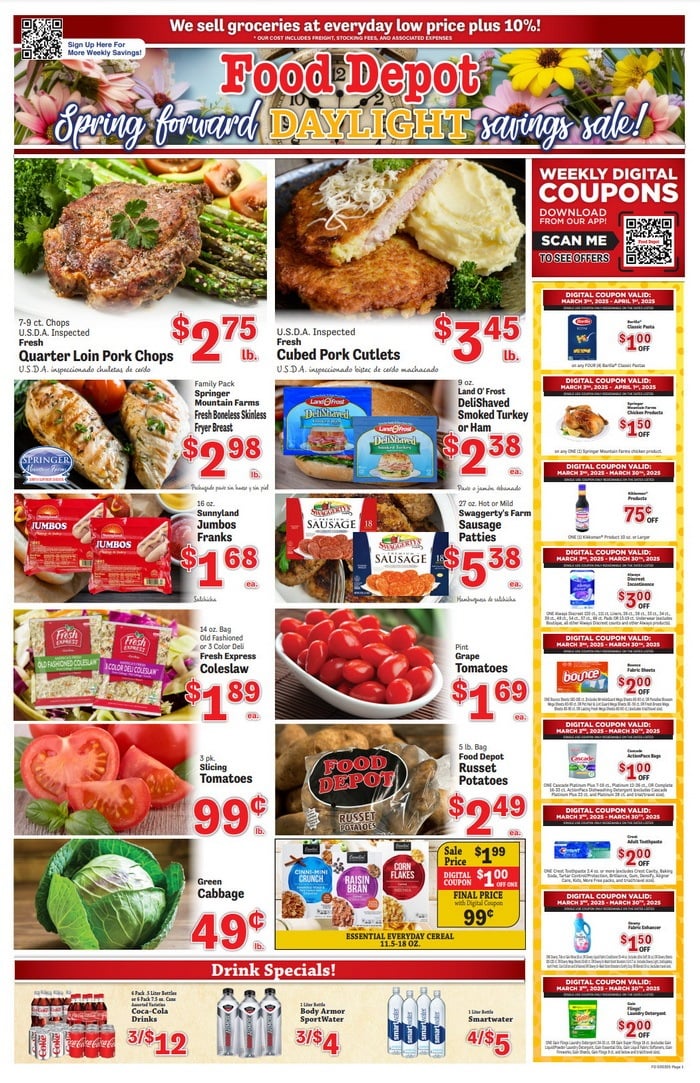 Food Depot Weekly Ad Mar 03 – Mar 09, 2025