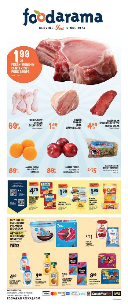 Foodarama Weekly Ad Mar 05 – Mar 11, 2025