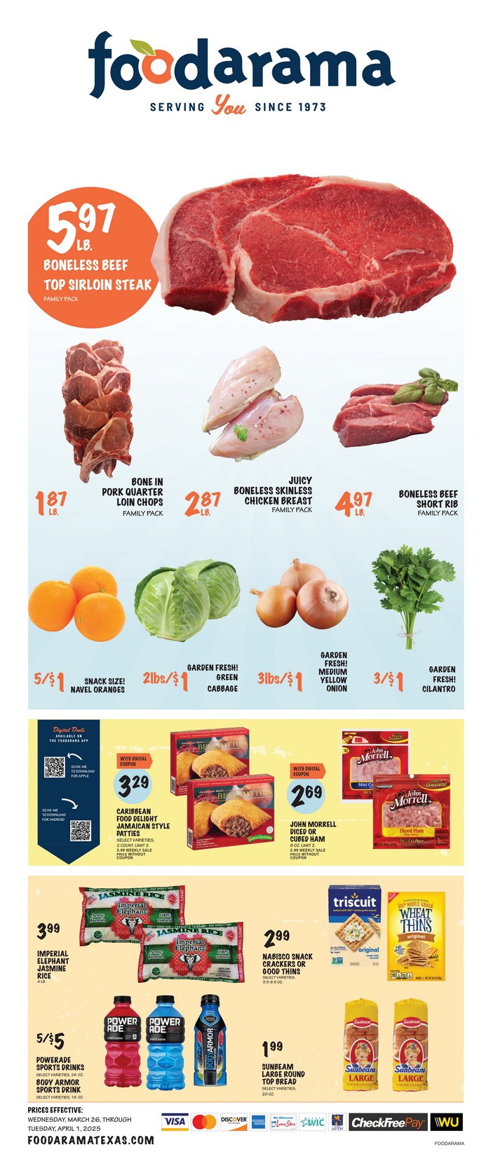 Foodarama Weekly Ad Mar 26 – Apr 01, 2025