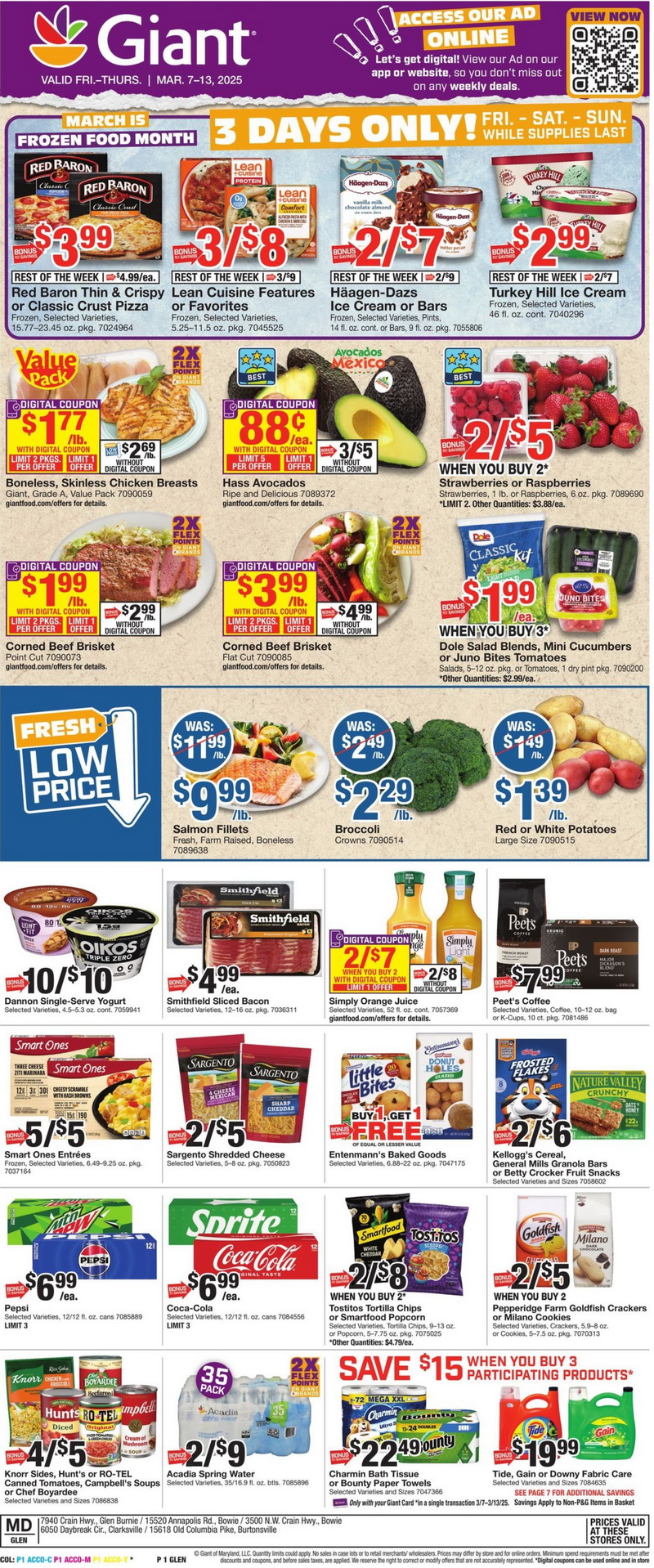 Giant Food Weekly Ad Mar 07 – Mar 13, 2025