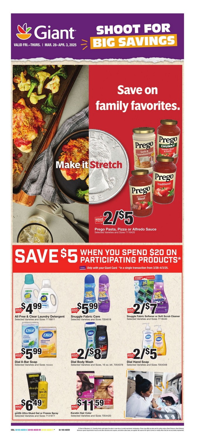Giant Food Weekly Ad Mar 28 – Apr 03, 2025