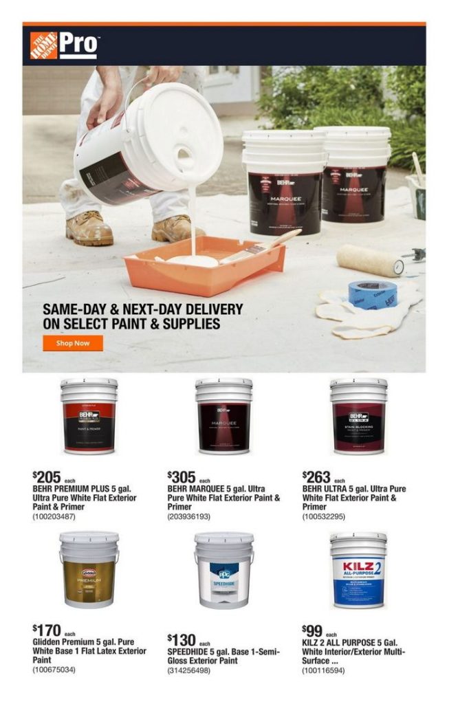Home Depot Pro Weekly Ad Mar 24 – Mar 31, 2025