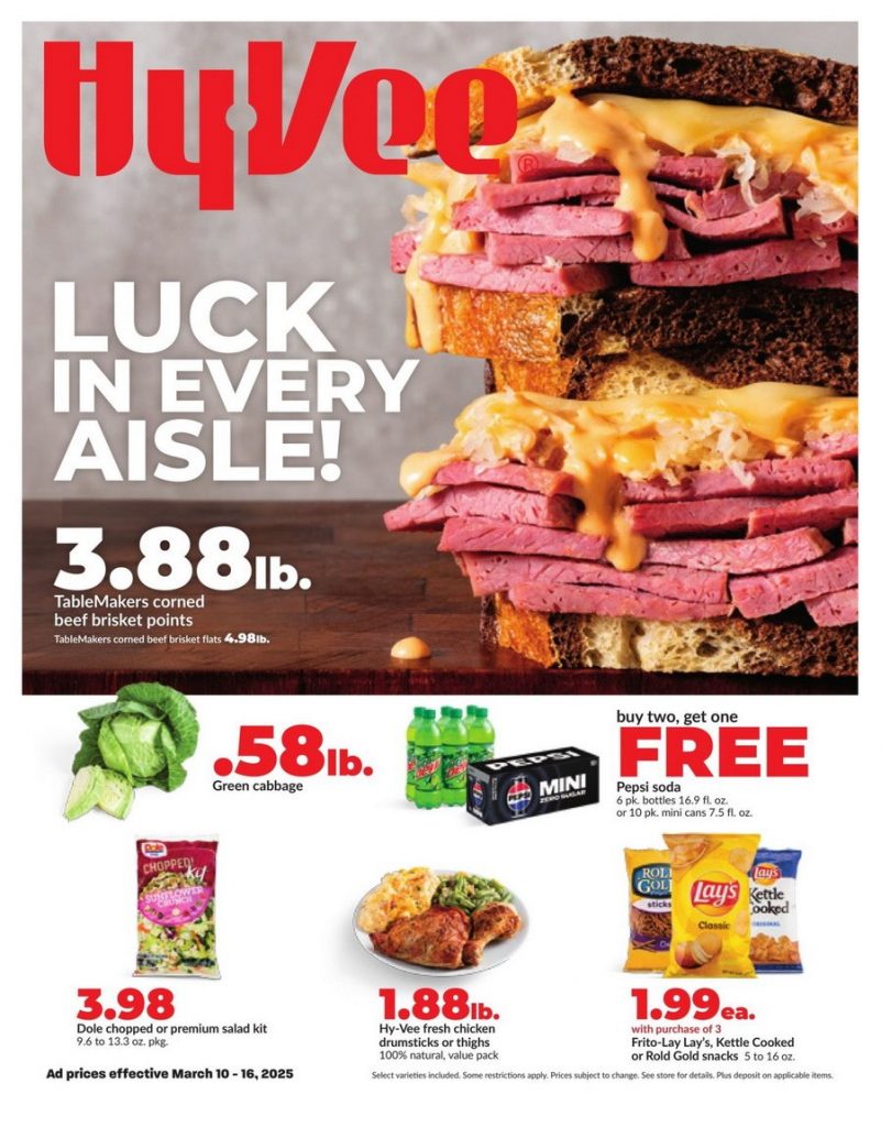 Hy-Vee Weekly Ad Mar 10 – Mar 16, 2025 (St. Patrick's Day Promotion ...