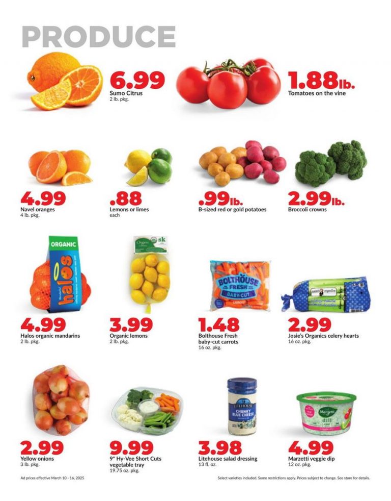 Hy-Vee Weekly Ad Mar 10 – Mar 16, 2025 (St. Patrick's Day Promotion ...