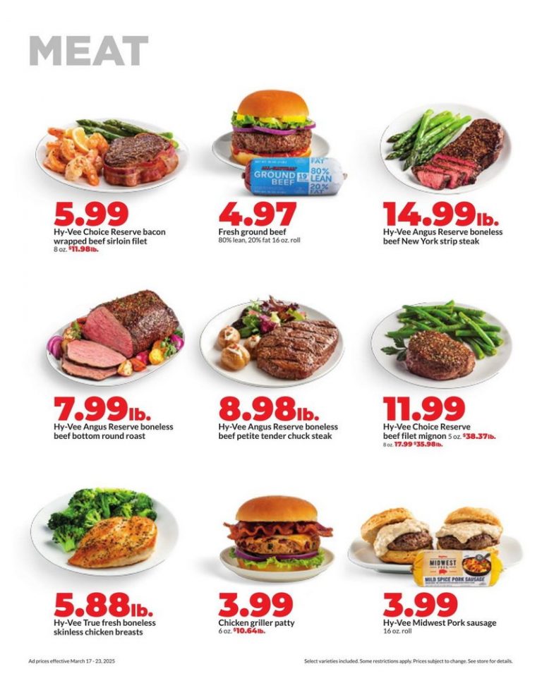 Hy-Vee Weekly Ad Mar 17 – Mar 23, 2025 (Easter Day Promotion Included)