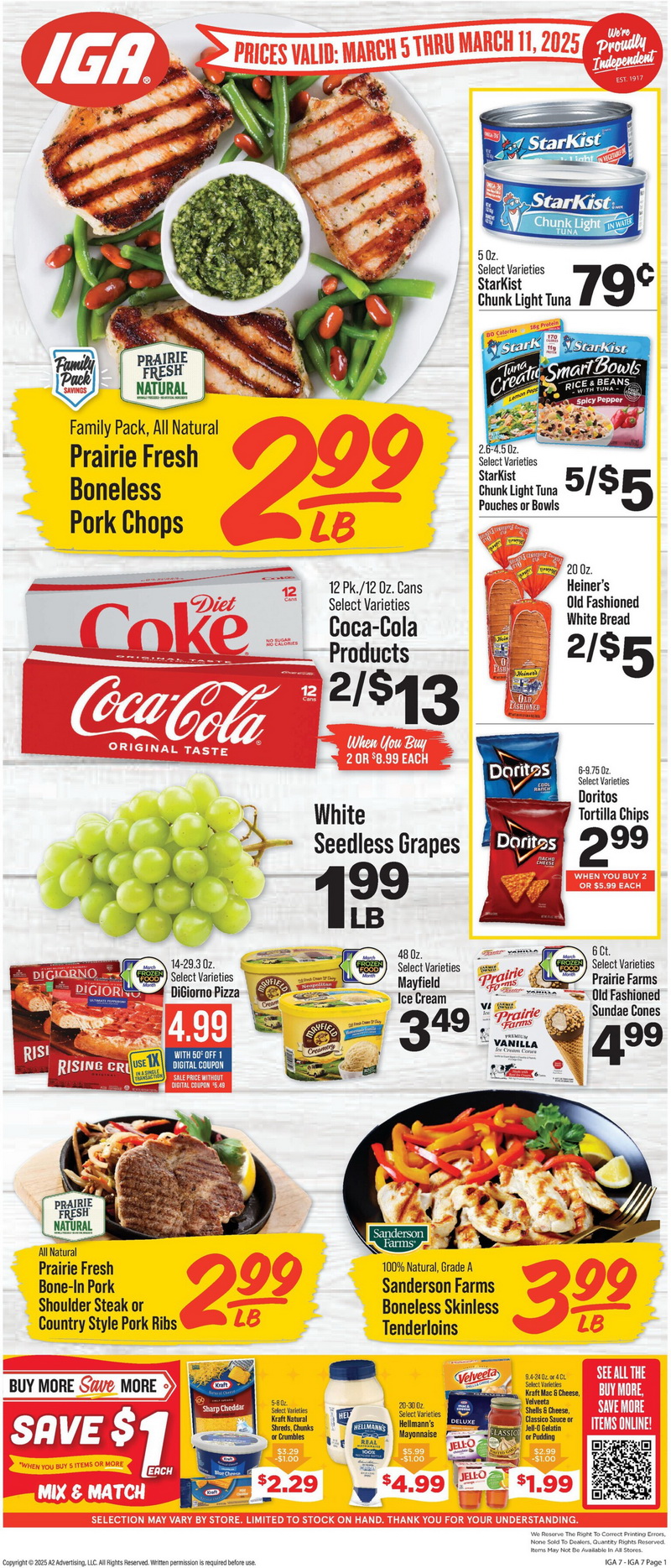IGA Weekly Ad Mar 05 – Mar 11, 2025
