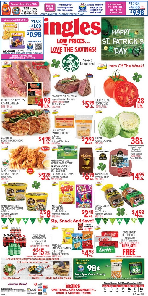 Ingles Weekly Ad Mar 12 – Mar 18, 2025