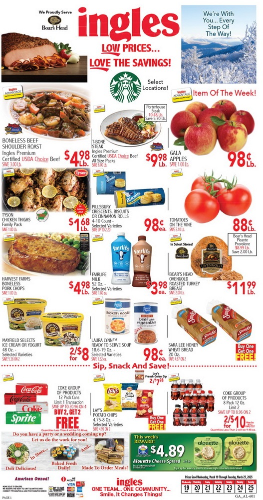 Ingles Weekly Ad Mar 19 – Mar 25, 2025