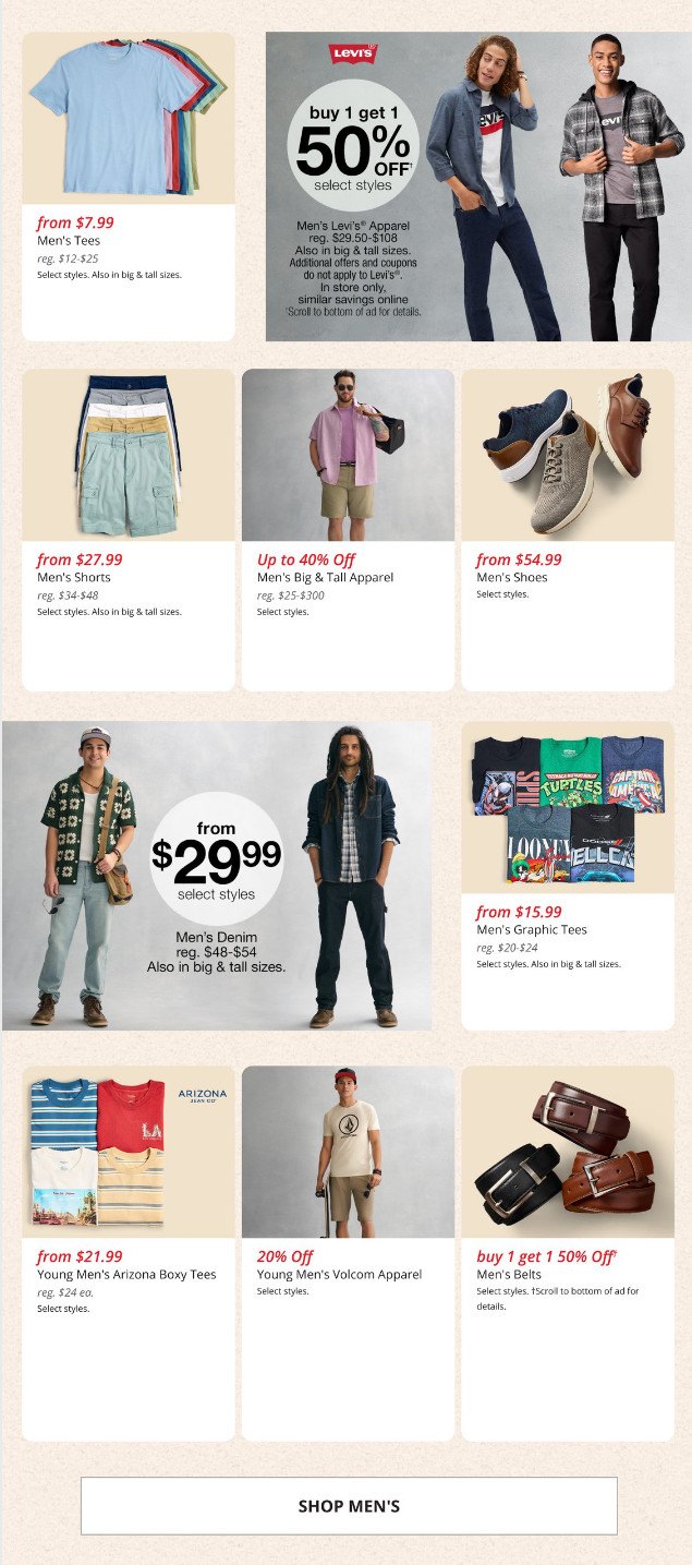 JCPenney Store Ad Mar 31 – Apr 06, 2025