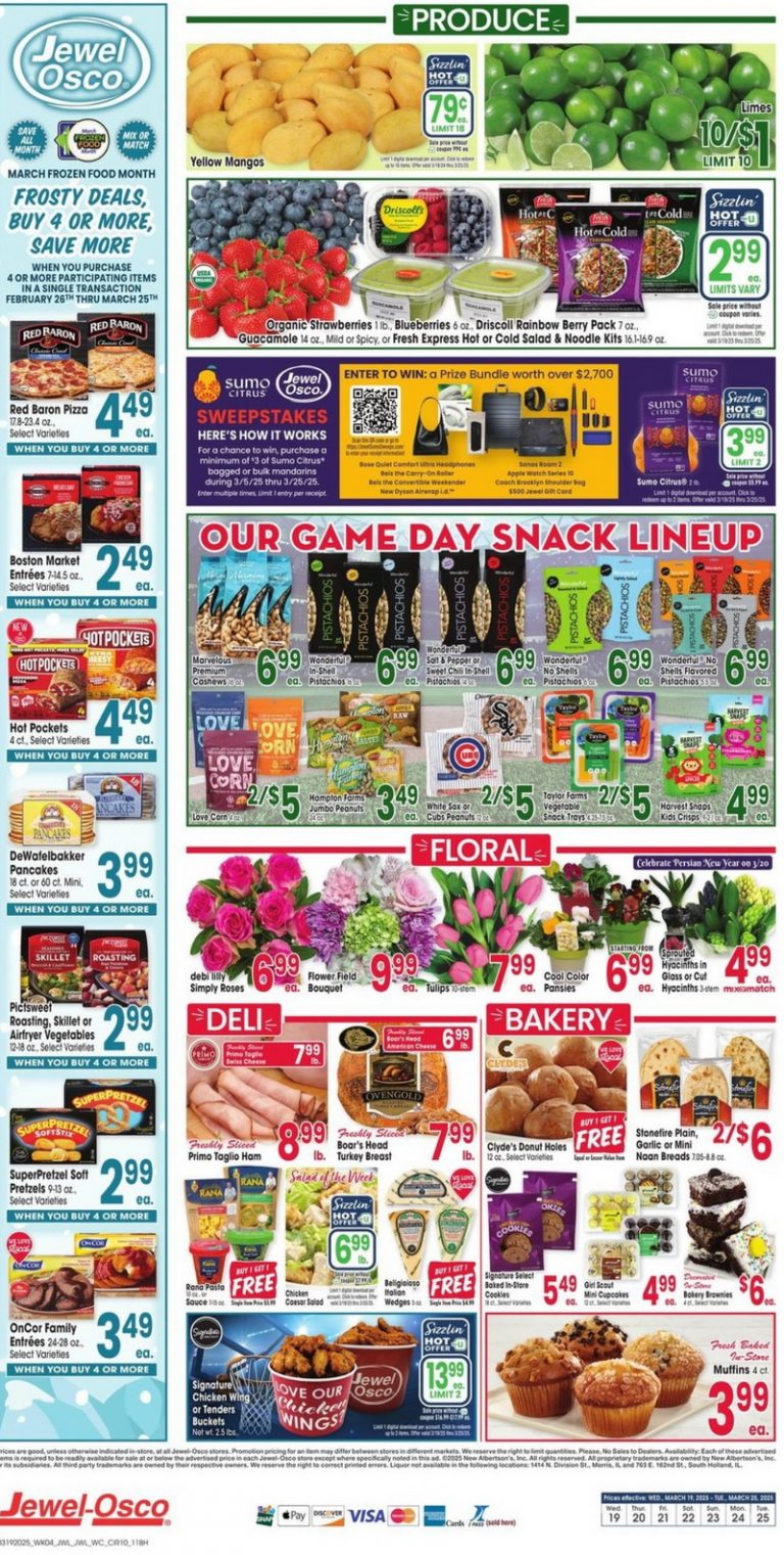 Jewel Osco Weekly Ad Mar 19 – Mar 25, 2025