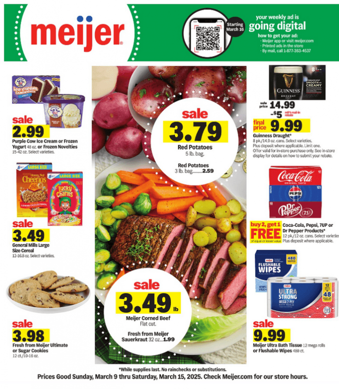 Meijer Weekly Ad Mar 09 – Mar 15, 2025