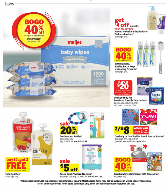 Meijer Weekly Ad Mar 09 – Mar 15, 2025