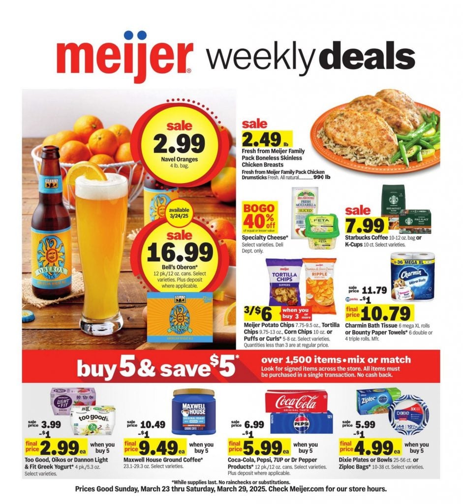 Meijer Weekly Ad Mar 23 – Mar 29, 2025