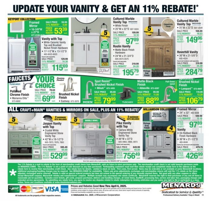 Menards Weekly Ad Mar 27 – Apr 06, 2025