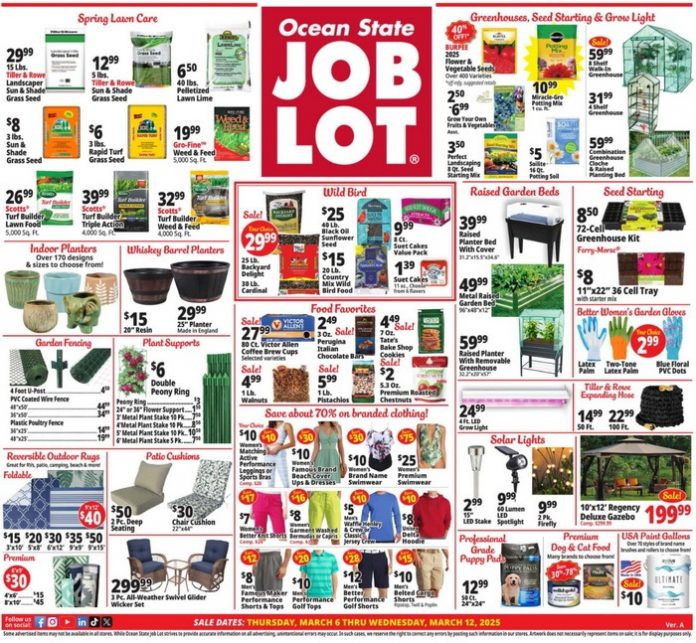 Ocean State Job Lot Weekly Ad Mar 06 – Mar 12, 2025