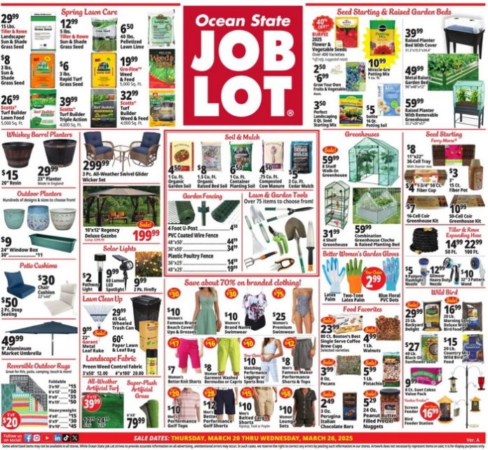 Ocean State Job Lot Weekly Ad Mar 20 – Mar 26, 2025
