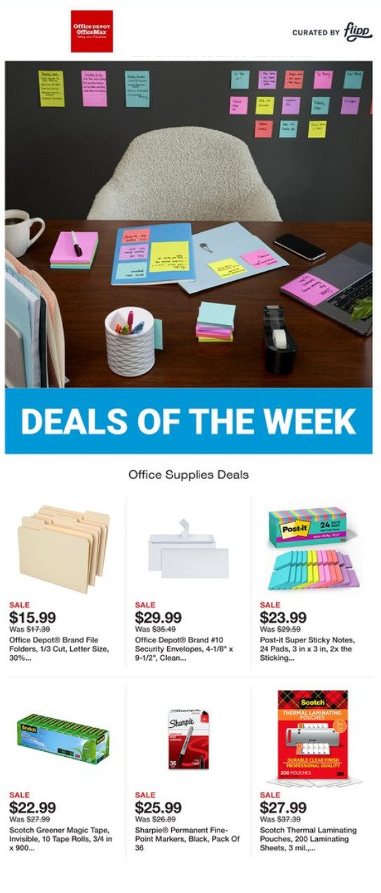 Office Depot Weekly Ad Mar 24 – Mar 30, 2025