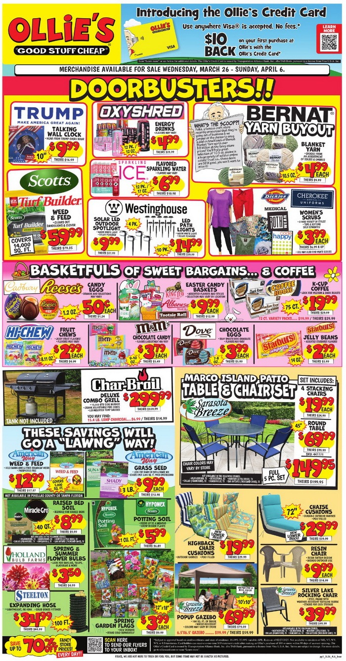 Ollie's Weekly Ad Mar 26 – Apr 06, 2025
