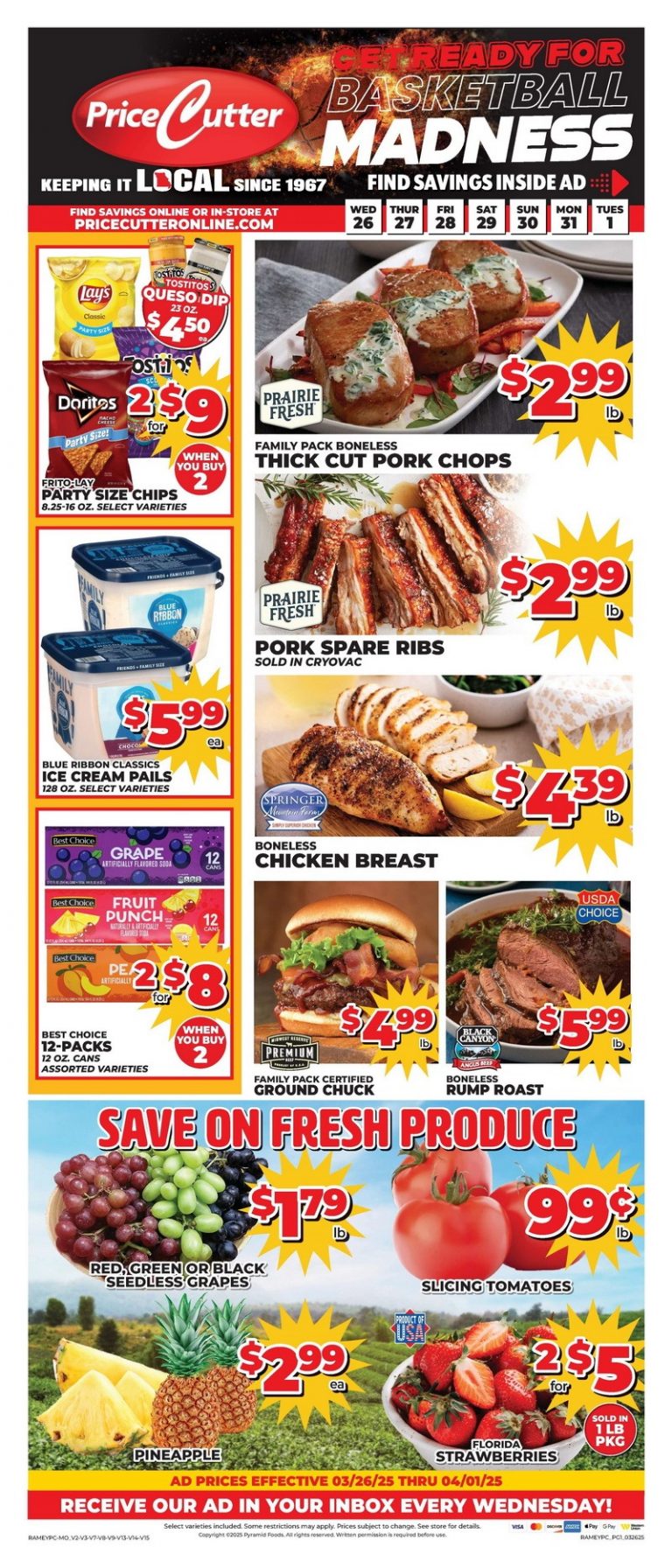 Price Cutter Weekly Ad Mar 26 – Apr 01, 2025