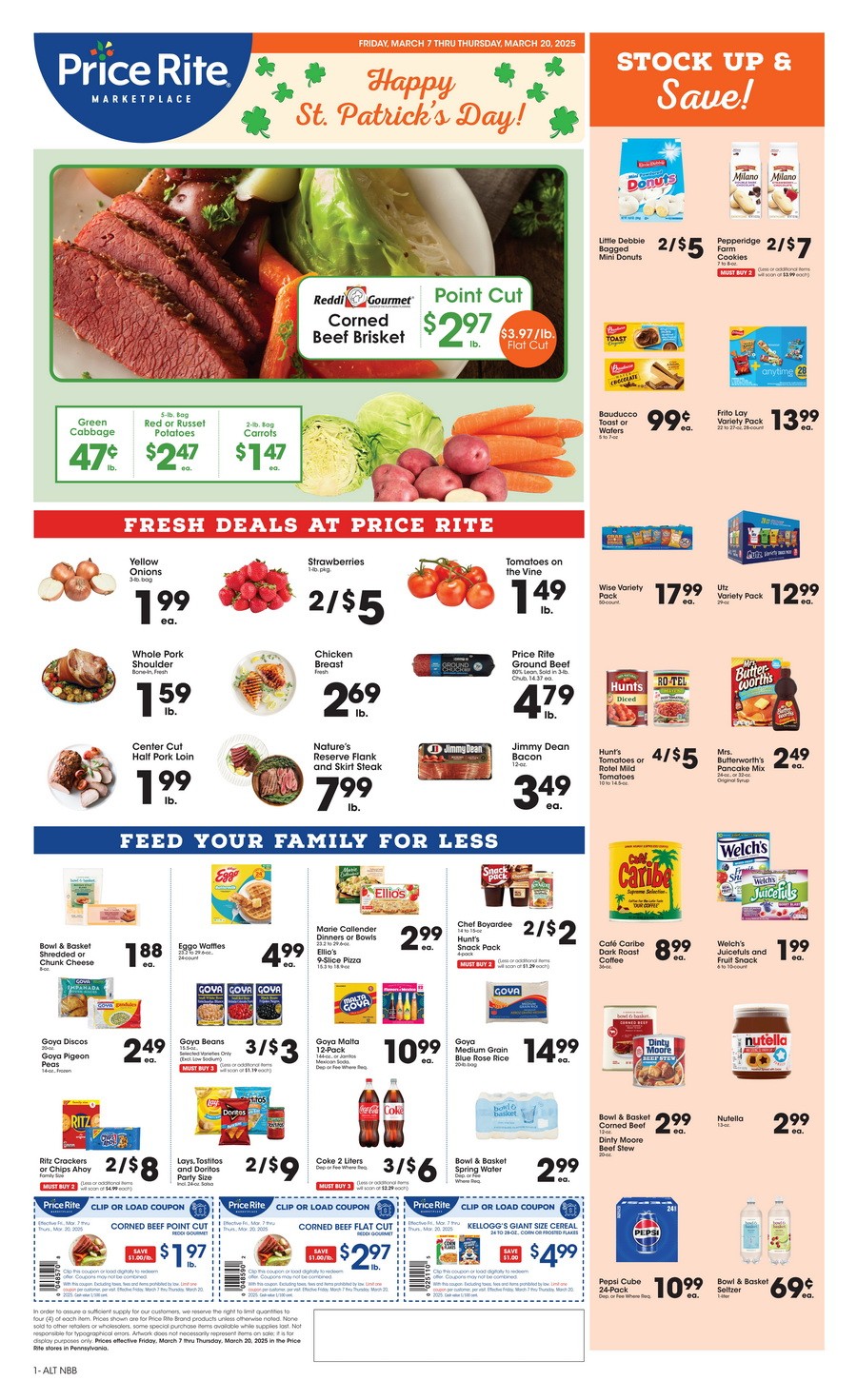 Price Rite Weekly Ad Mar 07 – Mar 20, 2025 (St. Patrick's Day Promotion ...
