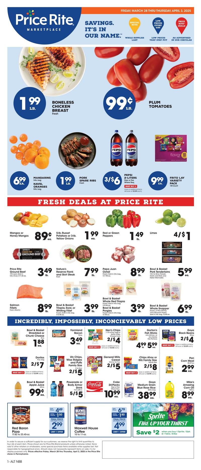 Price Rite Weekly Ad Mar 28 – Apr 03, 2025