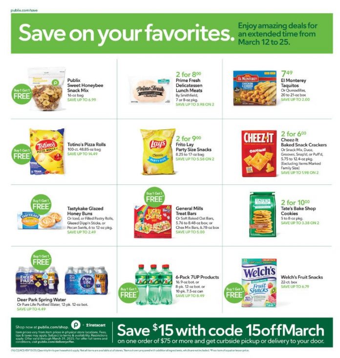 Publix Weekly Ad Mar 19 – Mar 25, 2025