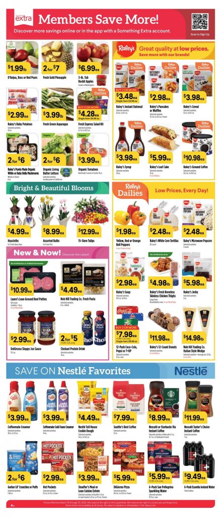 Raley's Supermarkets Weekly Ad Mar 19 – Mar 25, 2025