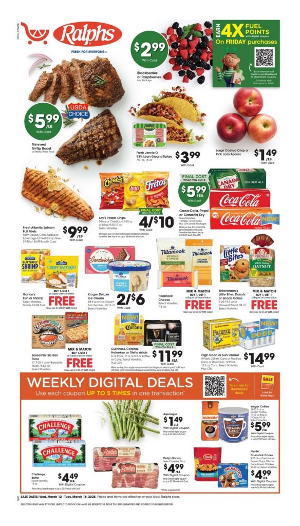Ralphs Weekly Ad Mar 12 – Mar 18, 2025