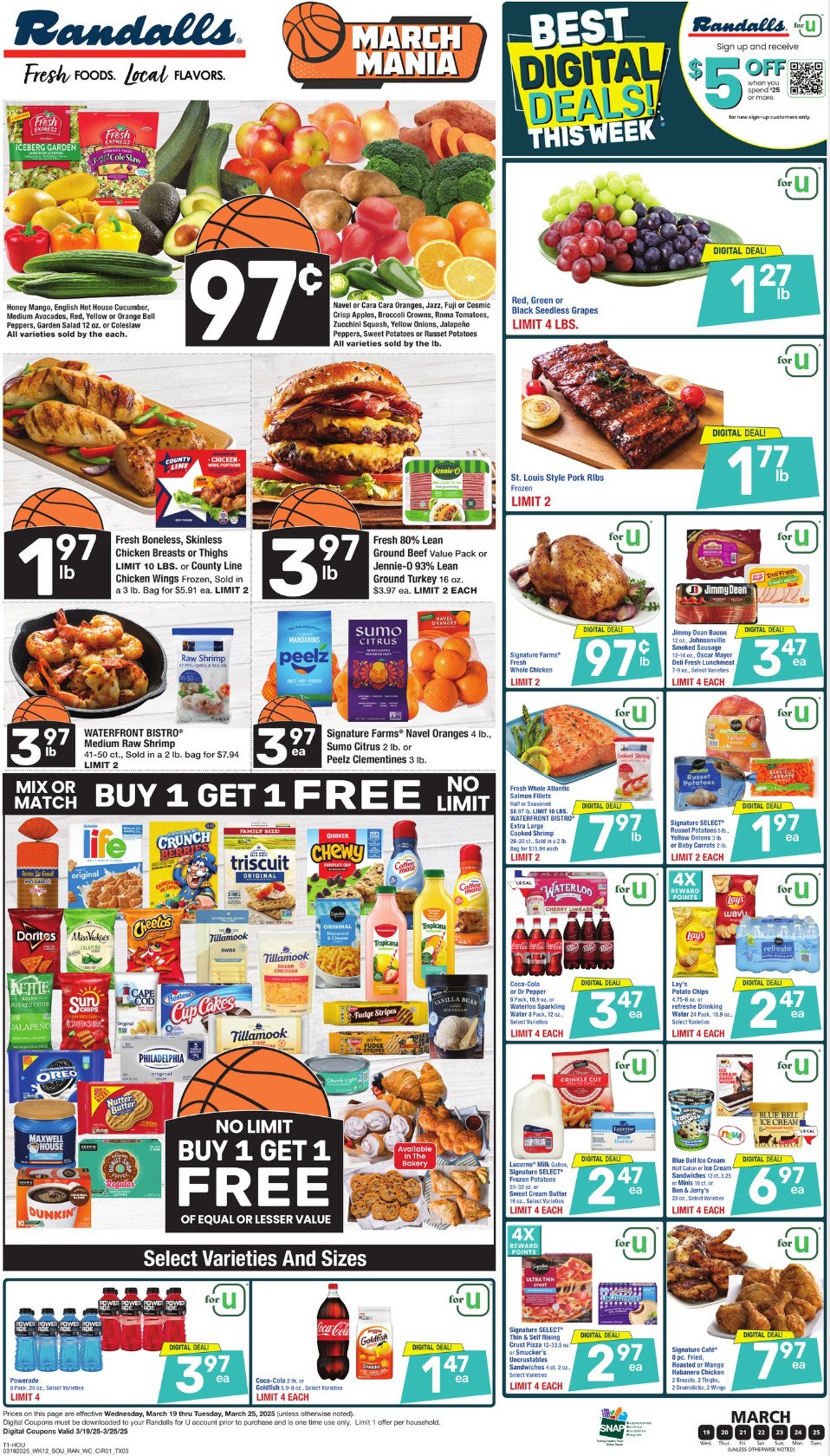 Randalls Weekly Ad Mar 19 – Mar 25, 2025