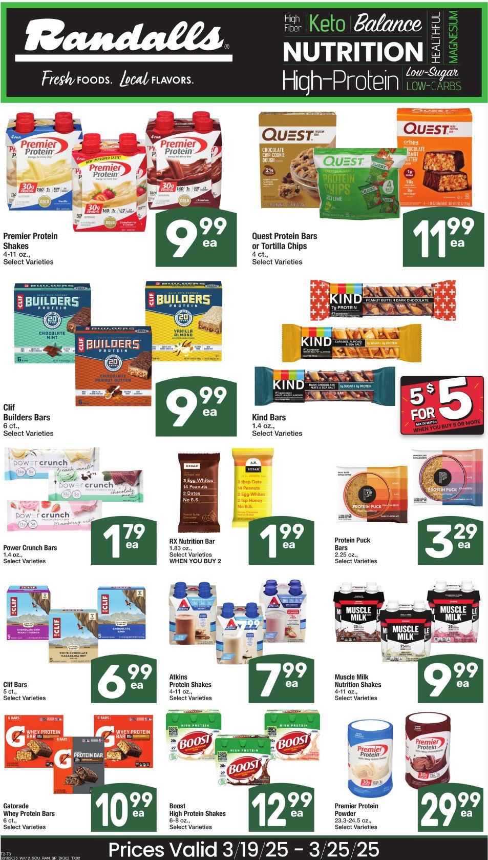 Randalls Weekly Ad Mar 19 – Mar 25, 2025