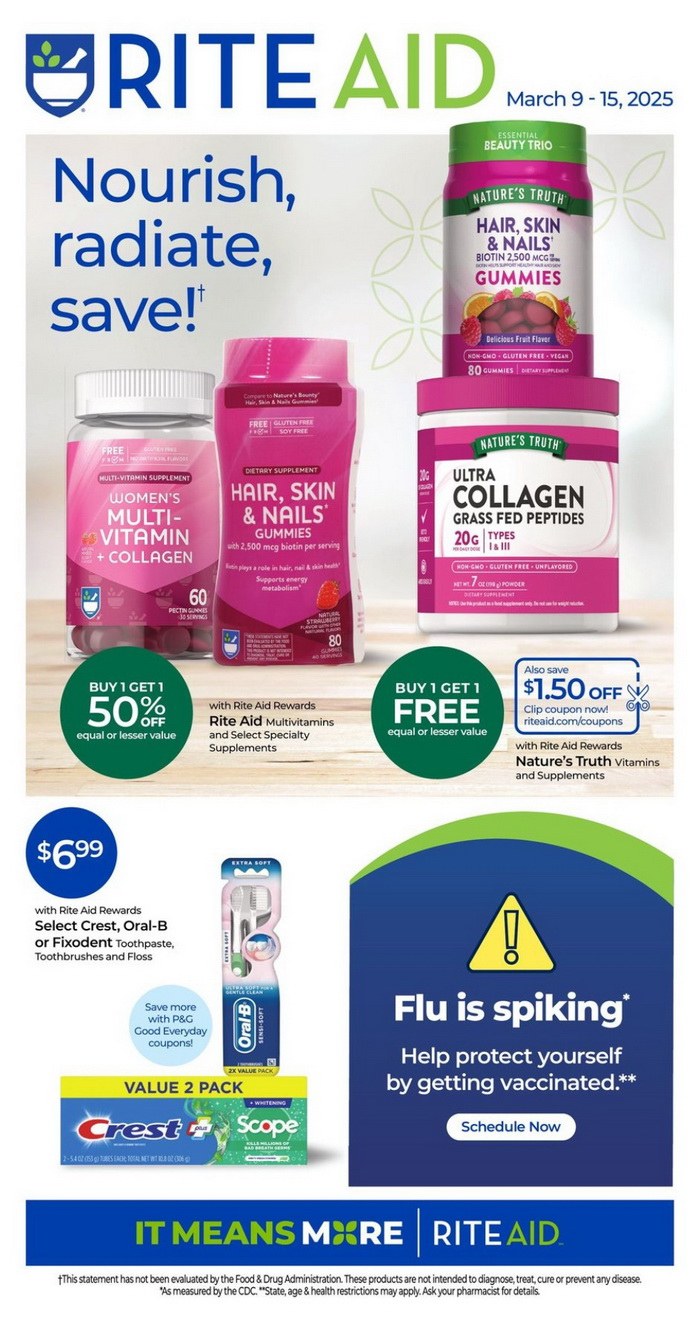 Rite Aid Weekly Ad Mar 09 – Mar 15, 2025 (Easter Promotion Included)