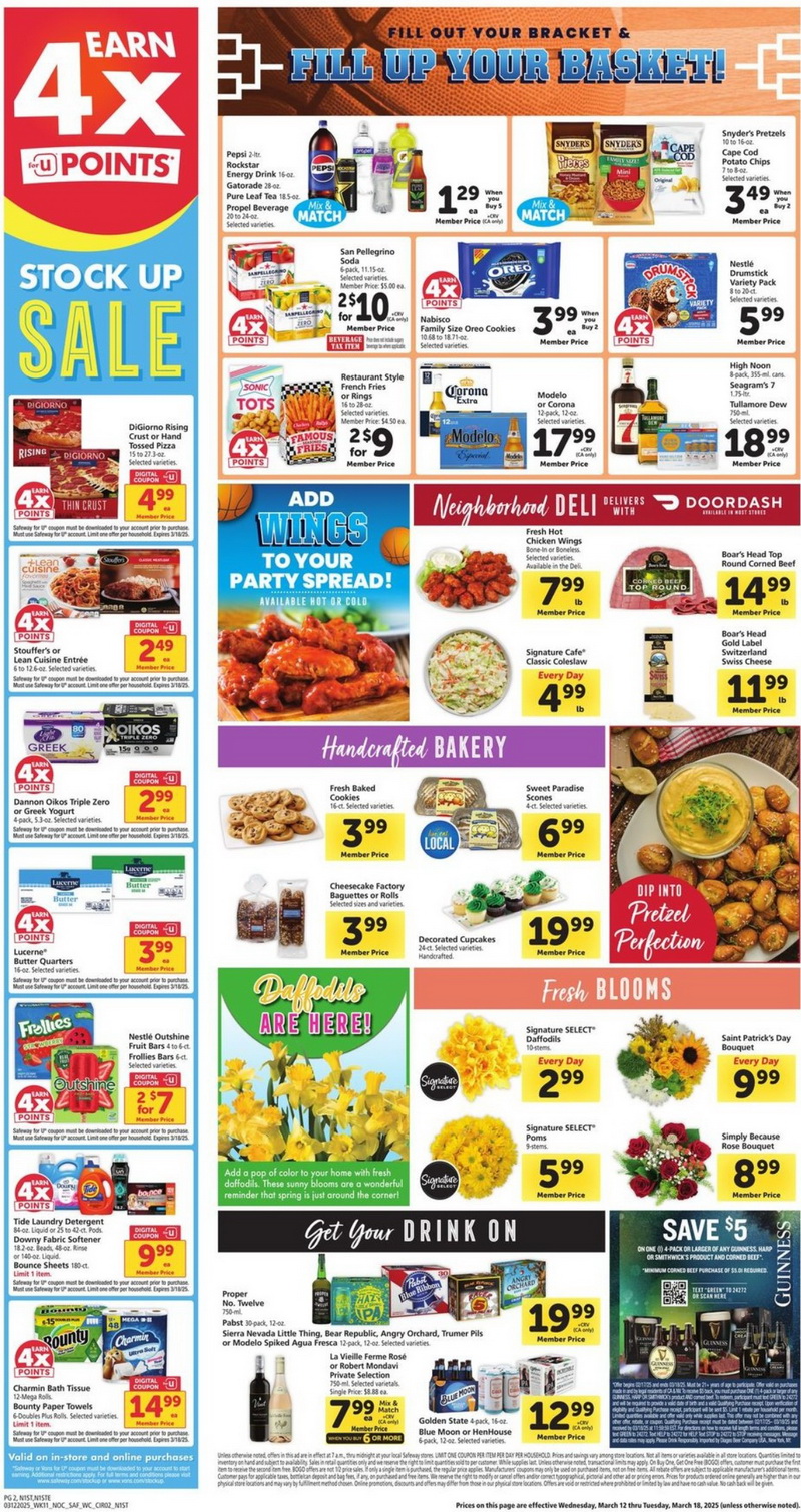 Safeway Weekly Ad Mar 12 – Mar 18, 2025 (St. Patrick's Day Promotion ...