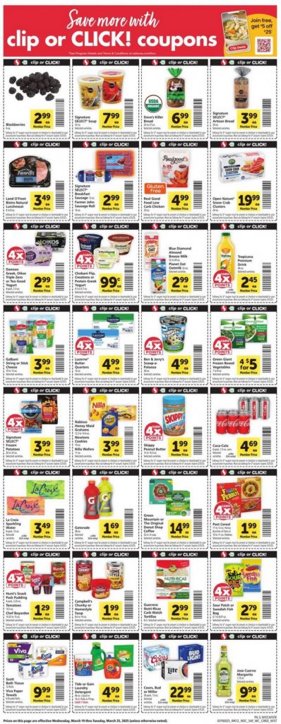 Safeway Weekly Ad Mar 19 – Mar 25, 2025