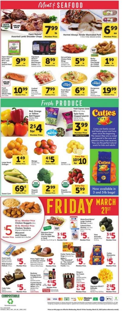 Safeway Weekly Ad Mar 19 – Mar 25, 2025