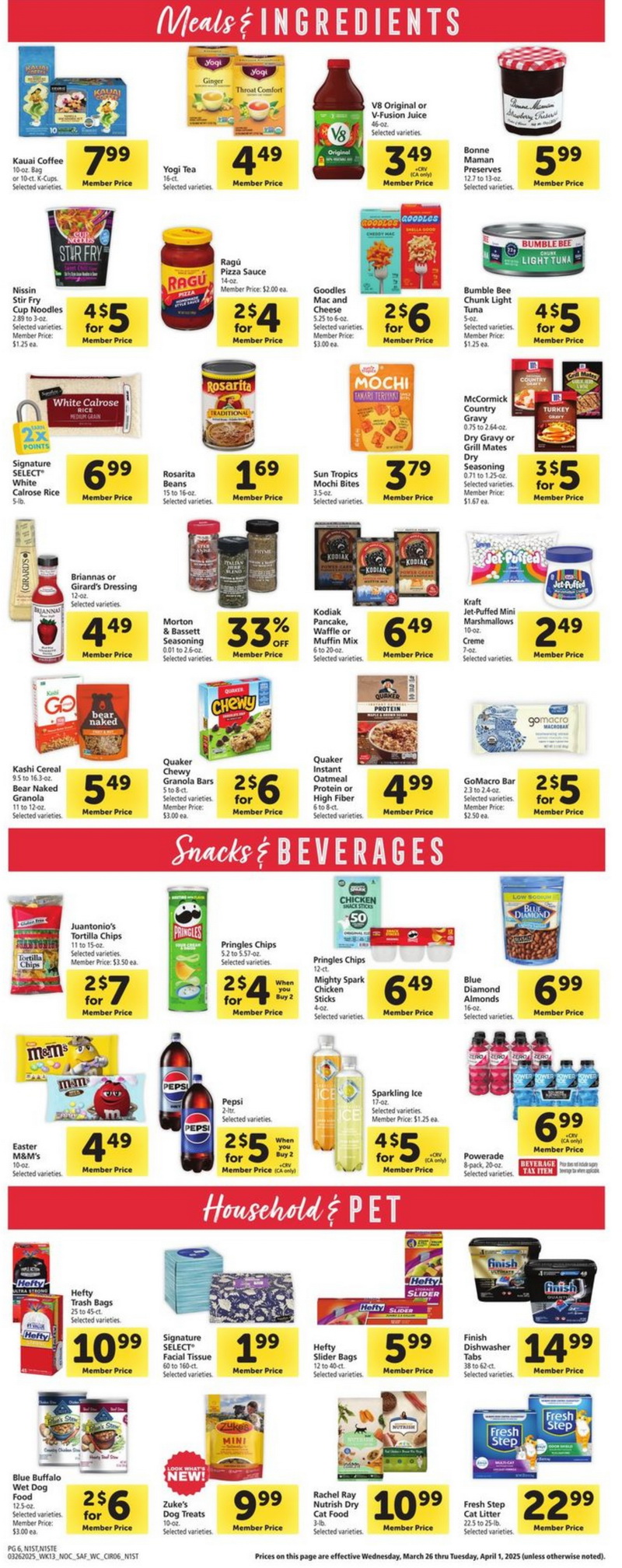 Safeway Weekly Ad Mar 26 – Apr 01, 2025
