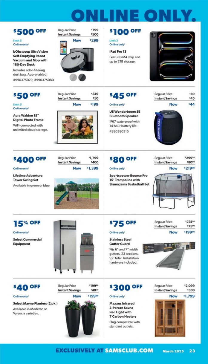 Sam's Club Instant Savings Ad Mar 12 – Apr 06, 2025 (Easter Promotion ...