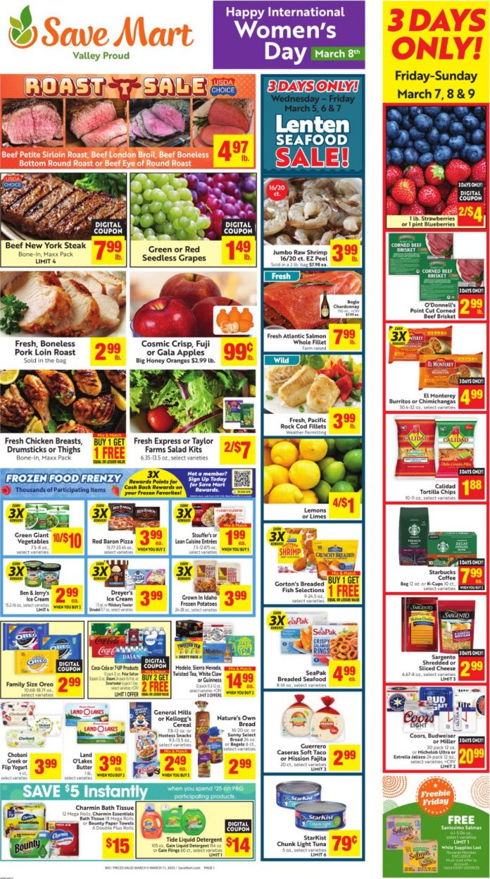 Save Mart Supermarkets Weekly Ad Mar 05 – Mar 11, 2025
