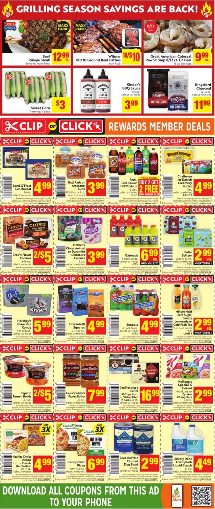Save Mart Supermarkets Weekly Ad Mar 19 – Mar 25, 2025