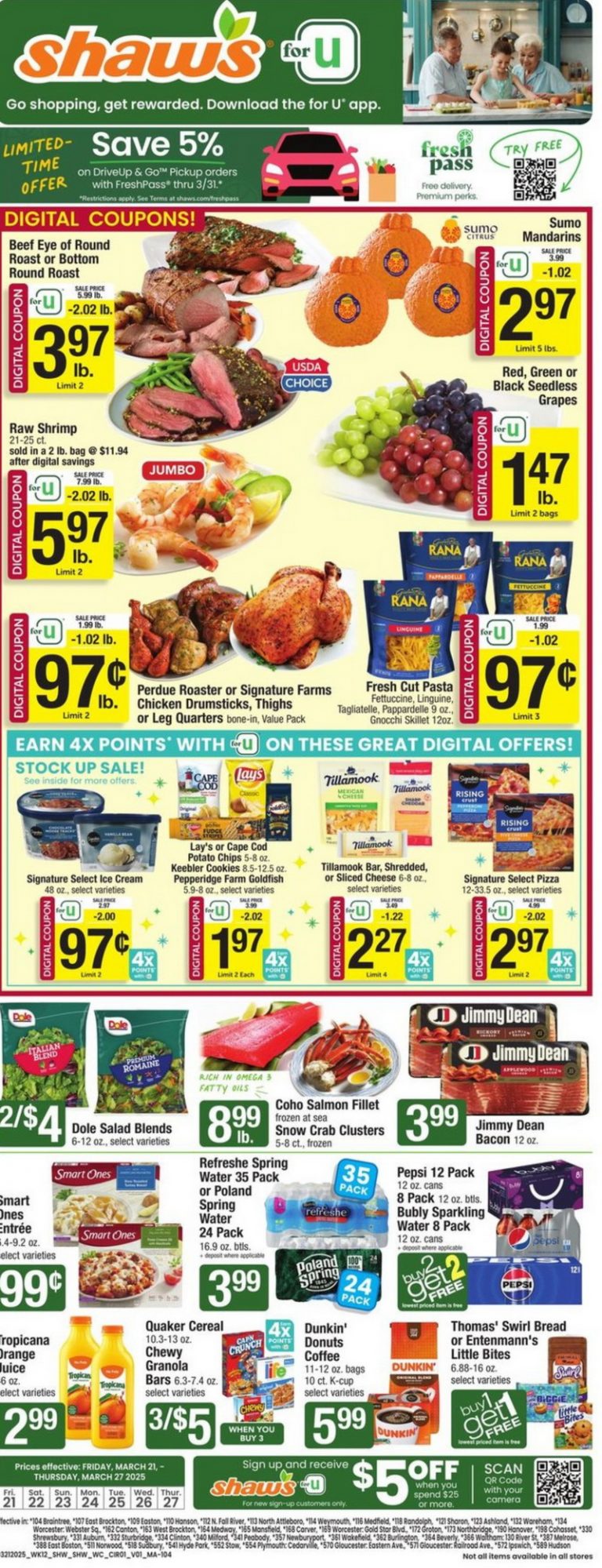 Shaw's Weekly Ad Mar 21 – Mar 27, 2025