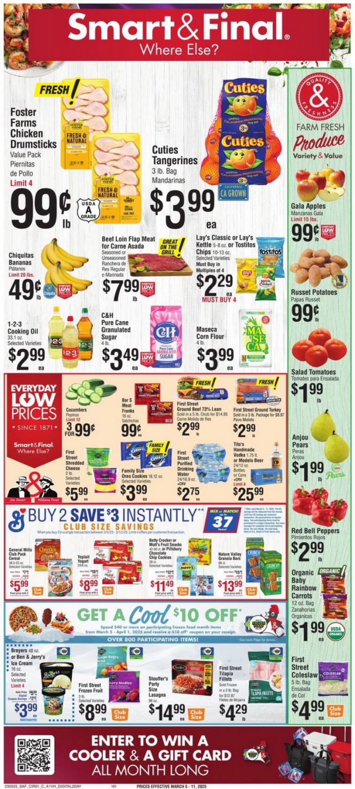Smart & Final Weekly Ad Mar 05 – Mar 11, 2025